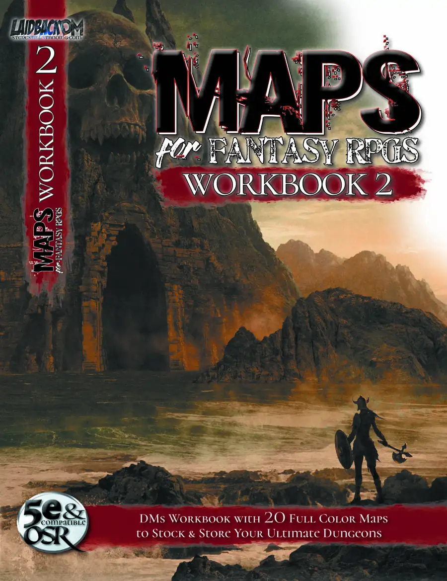 Maps for Fantasy RPGs Workbook 2 - Laidback DM | DM's Resources | Digital Maps | DriveThruRPG