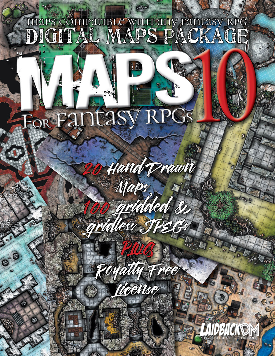 Maps for Fantasy RPGs 10 - Laidback DM | DM's Resources | Digital Maps ...