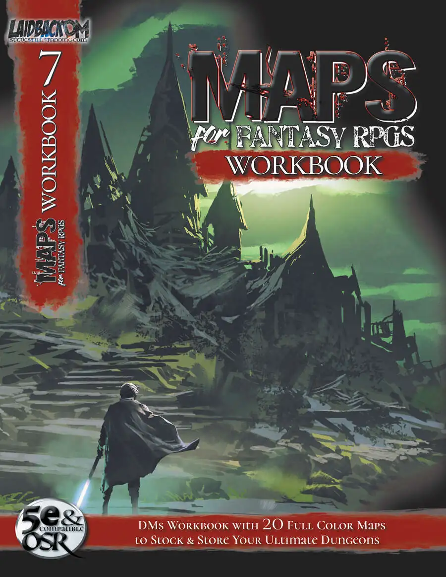 Maps for Fantasy RPGs Workbook 7 - Laidback DM | DM's Resources | Digital Maps | DriveThruRPG