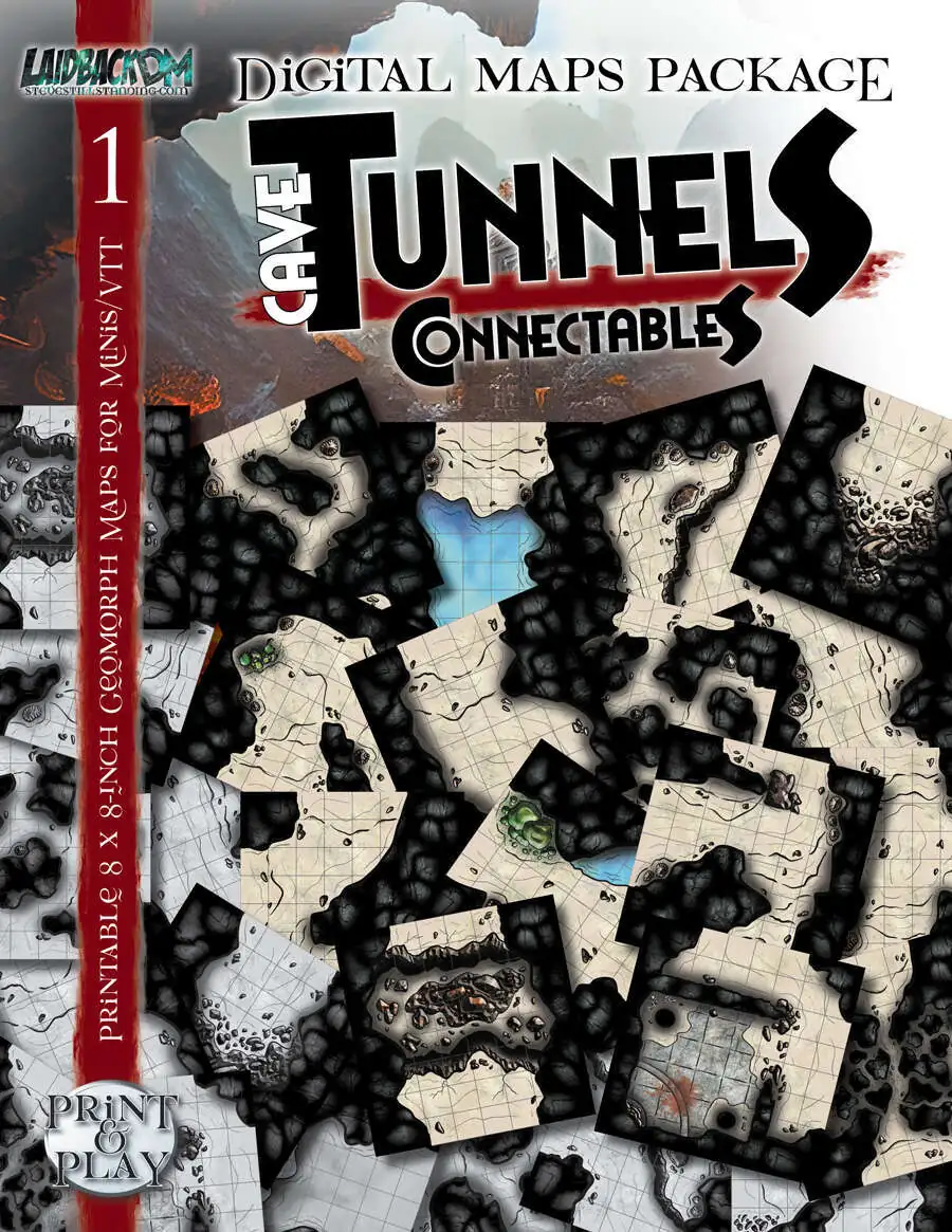 Connectables 1: Cave TUNNELS Digital Maps Package - Laidback DM ...