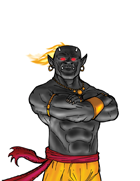 Genie Efreet Flamehead - Fiery Dragon | DriveThruRPG