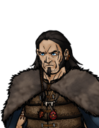 Human Gruff Barbarian - Fiery Dragon | DriveThruRPG