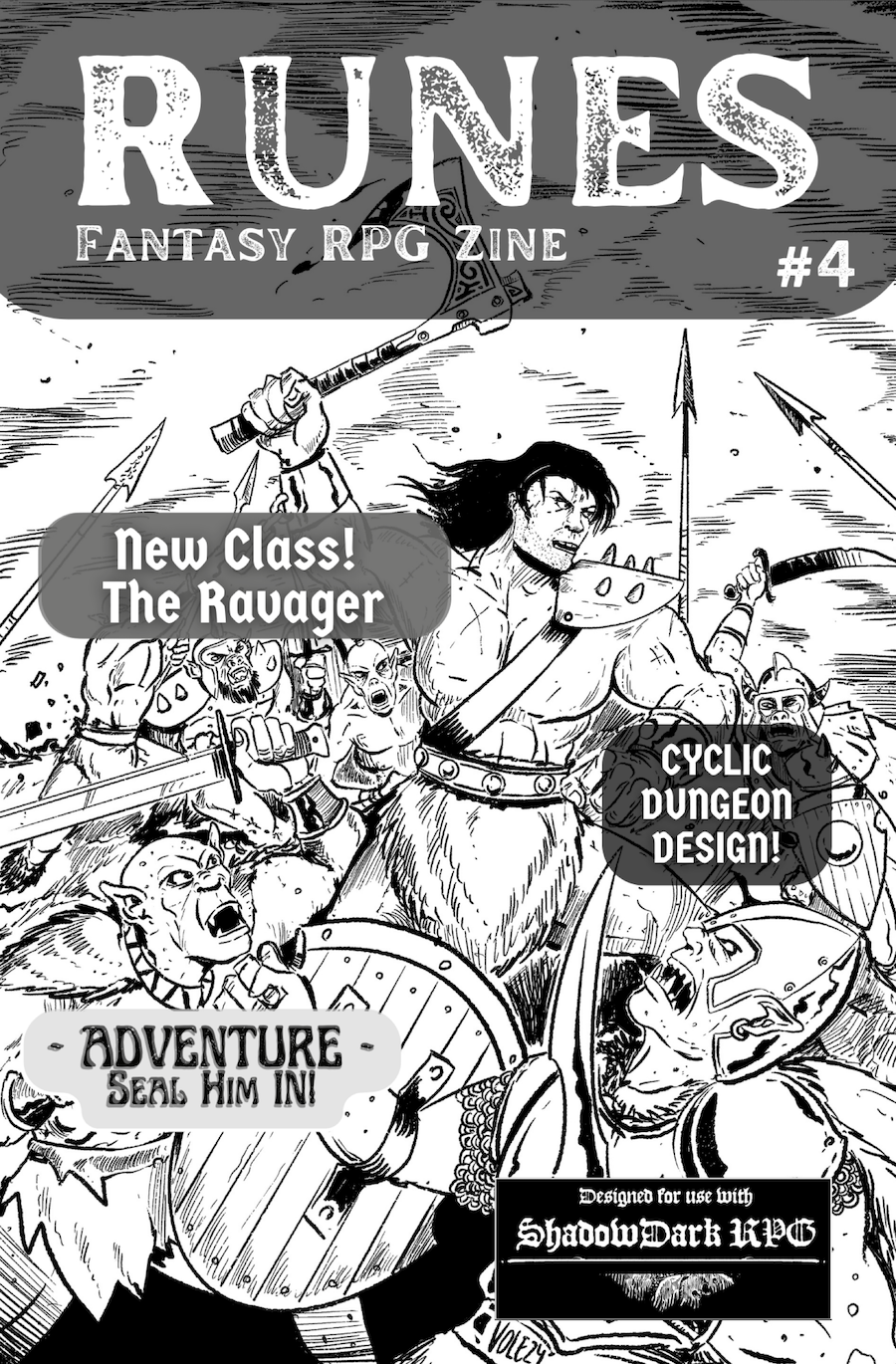 RUNES #4 - Fantasy RPG Zine for Shadowdark - The Tabletop Engineer ...