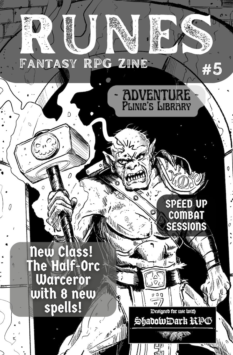 RUNES #5 - Fantasy RPG Zine for Shadowdark - The Tabletop Engineer ...