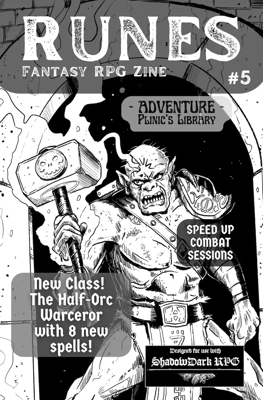 RUNES #5 - Fantasy RPG Zine for Shadowdark - The Tabletop Engineer ...