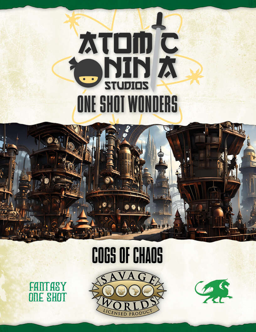 Cogs of Chaos - Atomic Ninja Studios | DriveThruRPG