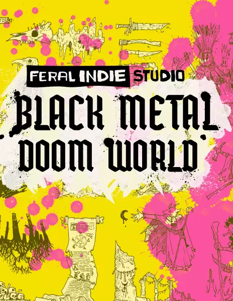 Feral Indie Studio Art Pack - Black Metal Doom World - Charles Ferguson ...