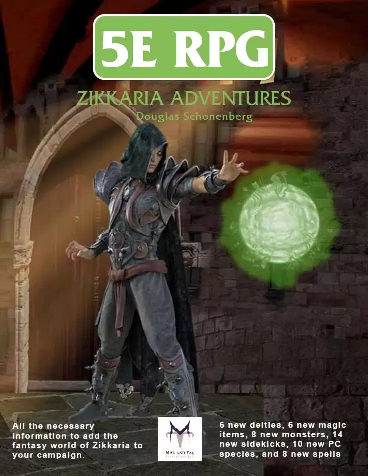 5E RPG: Zikkaria Adventures - Michael Tresca | DriveThruRPG