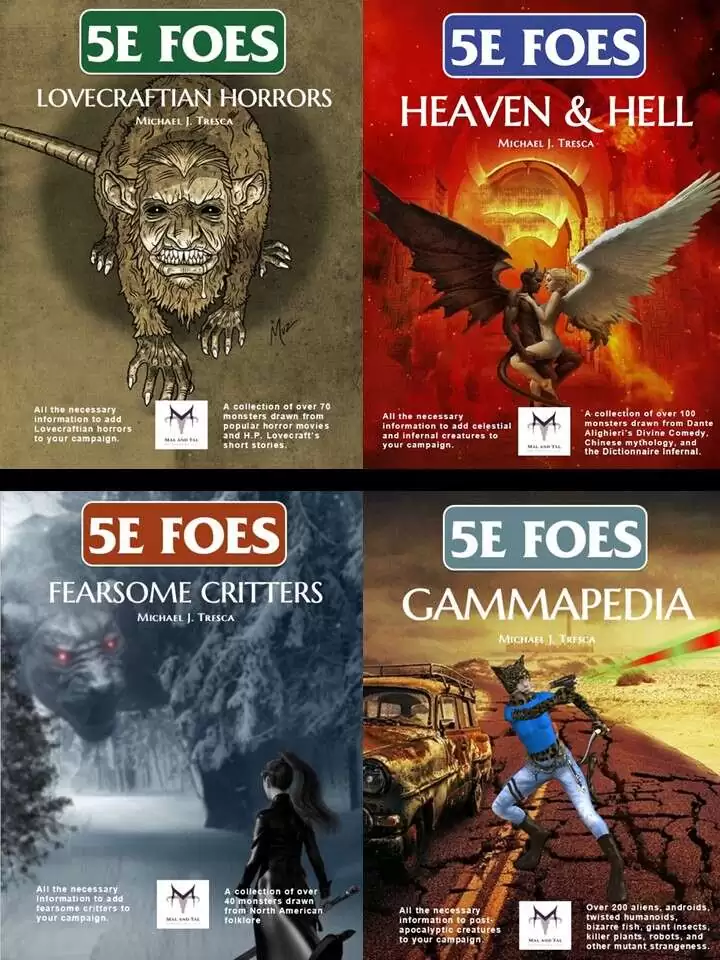 5E Foes: 500 Monsters [BUNDLE] - Michael Tresca | DriveThruRPG