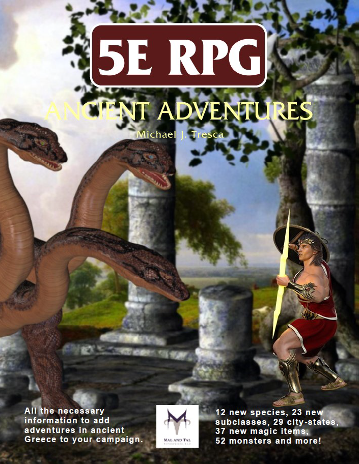 5E RPG: Ancient Adventures - Michael Tresca | DriveThruRPG