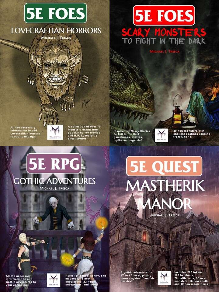 5E Toolkit: Gothic Campaign [BUNDLE] - Michael Tresca | DriveThruRPG