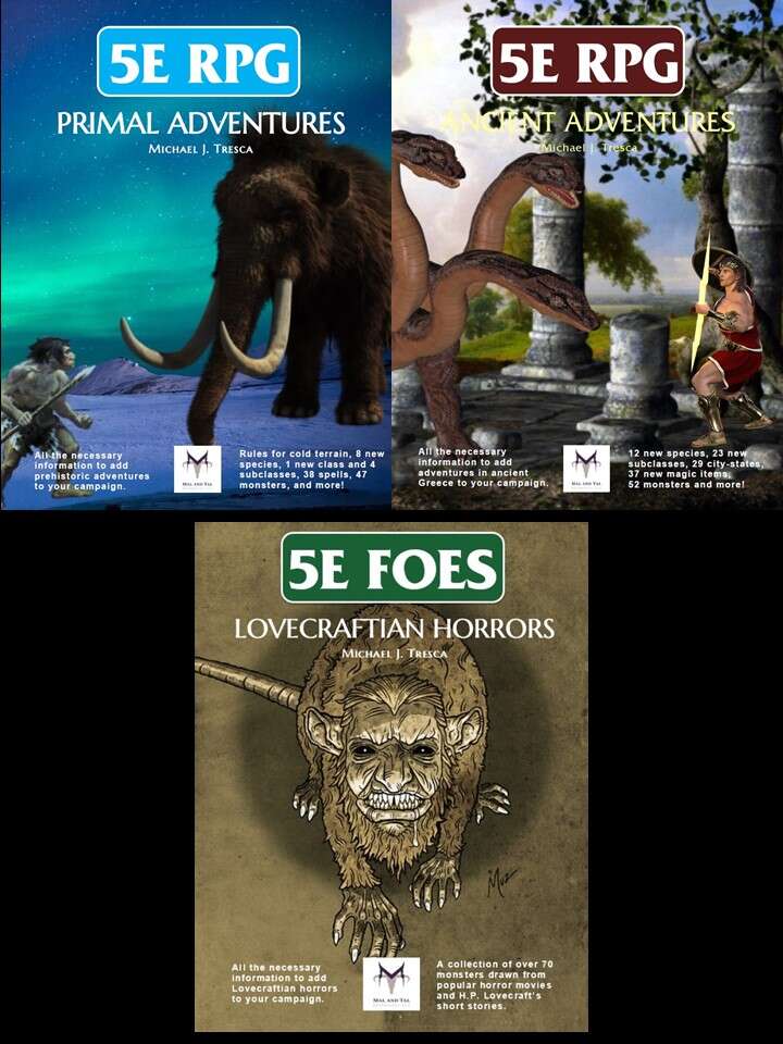 5E Toolkit: Primal Lands Campaign [BUNDLE] - Michael Tresca | DriveThruRPG