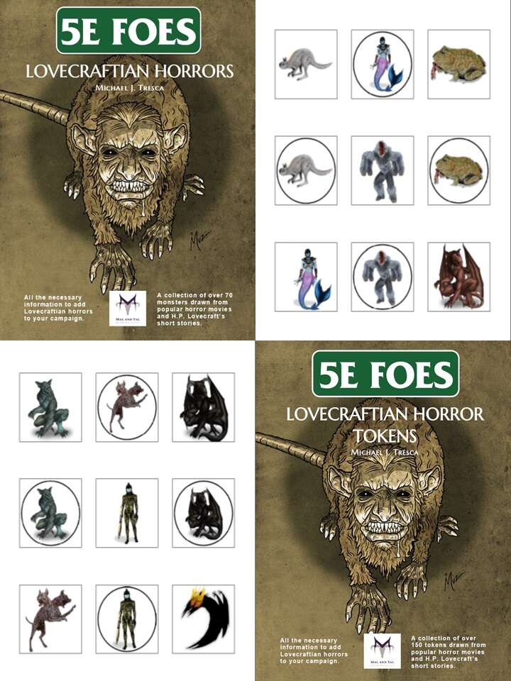 5E Foes: Lovecraftian Bundle [BUNDLE] - Michael Tresca | DriveThruRPG