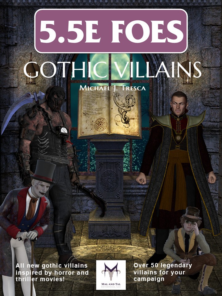 5E Foes: Gothic Villains - Michael Tresca | DriveThruRPG