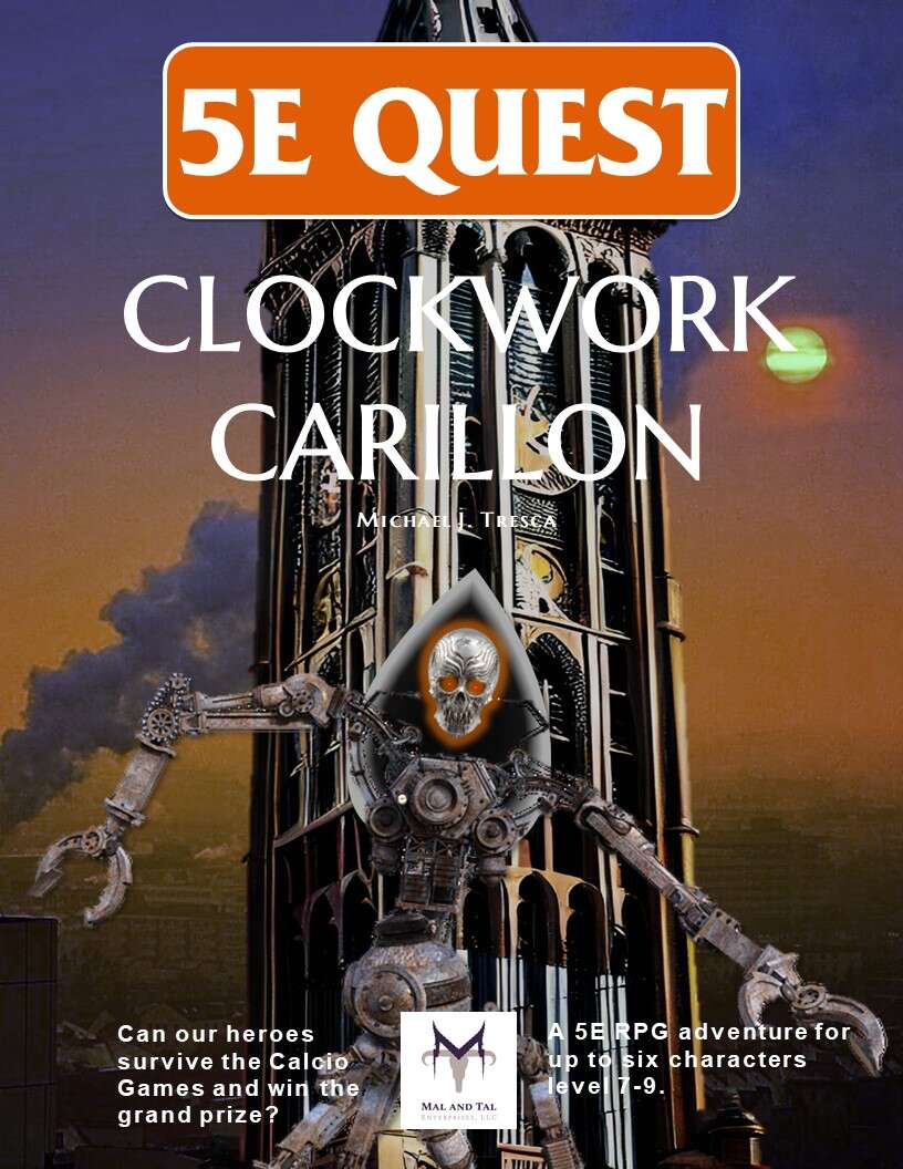 5E Quest: Clockwork Carillon - Michael Tresca | DriveThruRPG