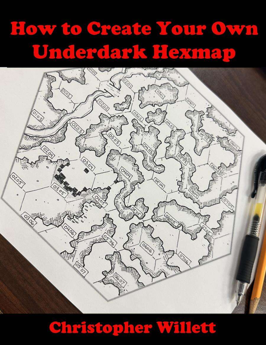 How to Draw Your Own Underdark Hexcrawl - Agamemnon Press | DriveThruRPG