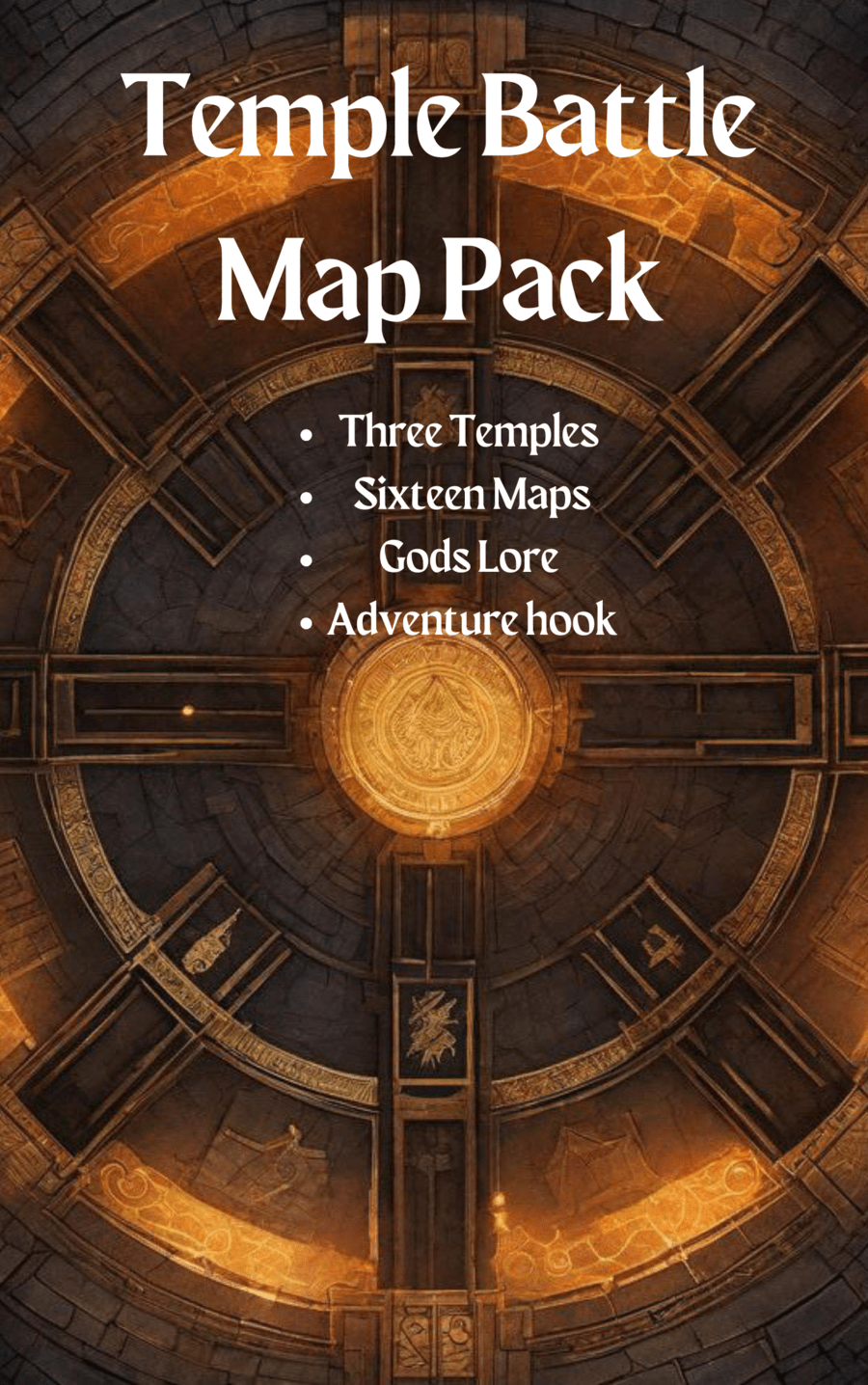 Temple Battle Map Mega Bundle - Arclands Online | DriveThruRPG