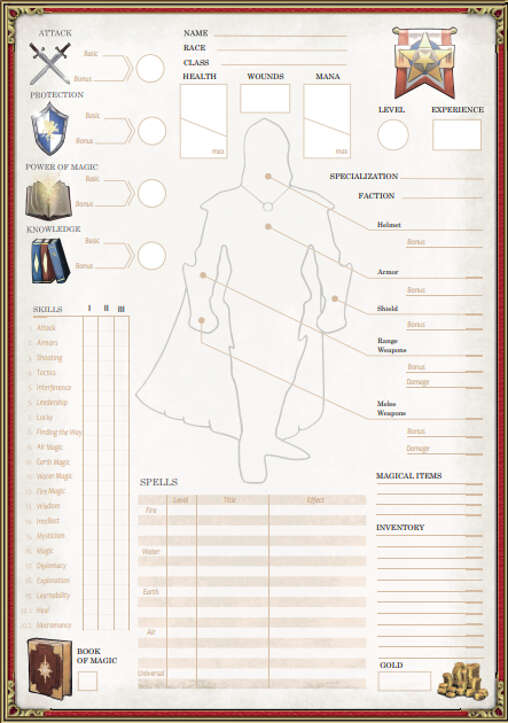 Heroes Glory character list - Tiny Furniture | DriveThruRPG