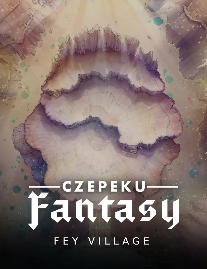 Fey Village Map Pack | Roll20 VTT - Czepeku | Battlemaps | DriveThruRPG