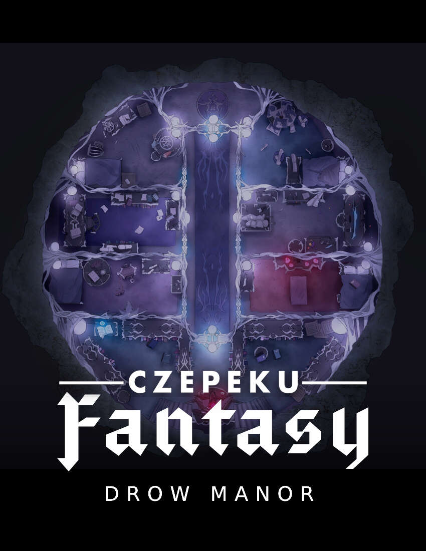 Drow Manor Map Pack | Roll20 VTT - Czepeku | Battlemaps | DriveThruRPG