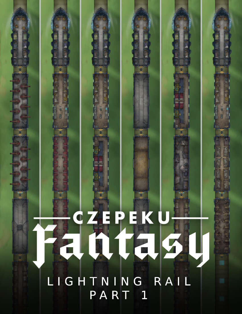 Lightning Rail Part 1 Map Pack | Roll20 VTT - Czepeku | Battlemaps ...