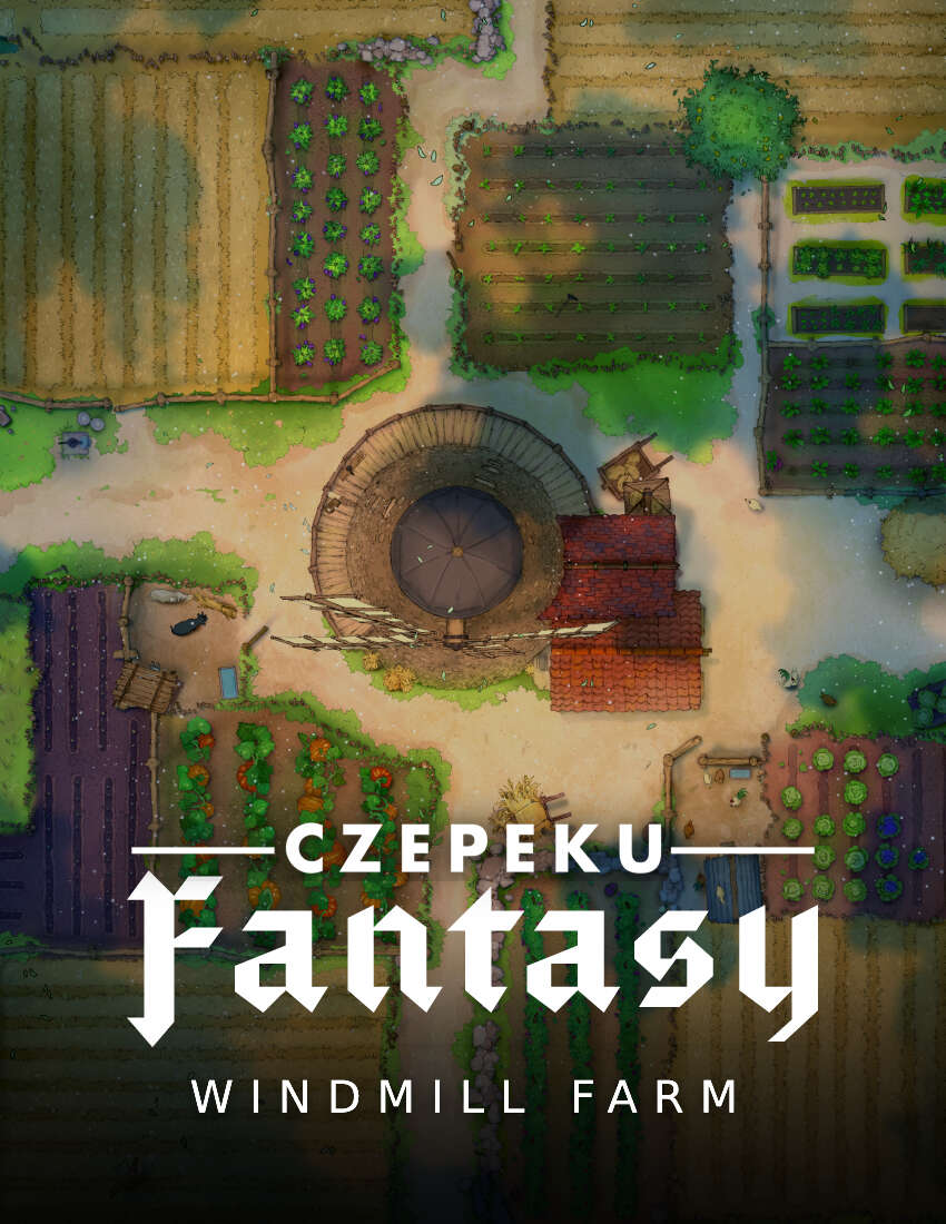 Windmill Farm Map Pack | Roll20 VTT - Czepeku | Battlemaps | DriveThruRPG
