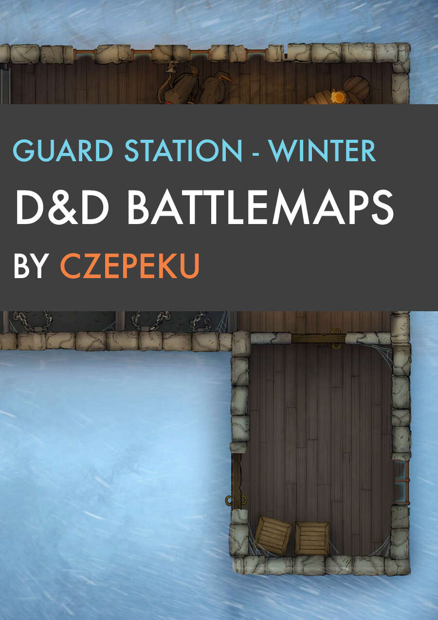 Guard Station - Winter Collection - DnD Battlemaps - Czepeku ...