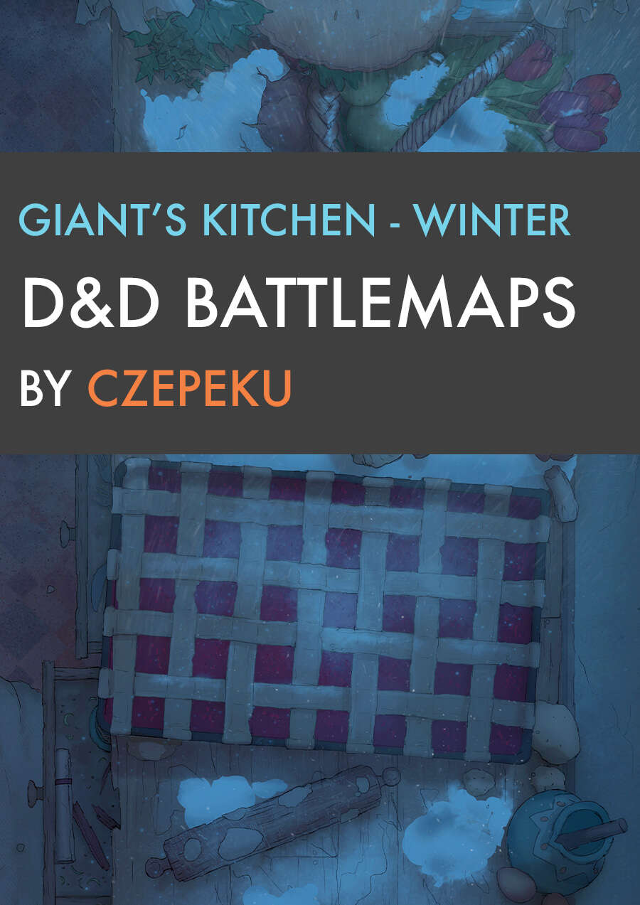 Giant's Kitchen - Winter Collection - DnD Battlemaps - Czepeku ...