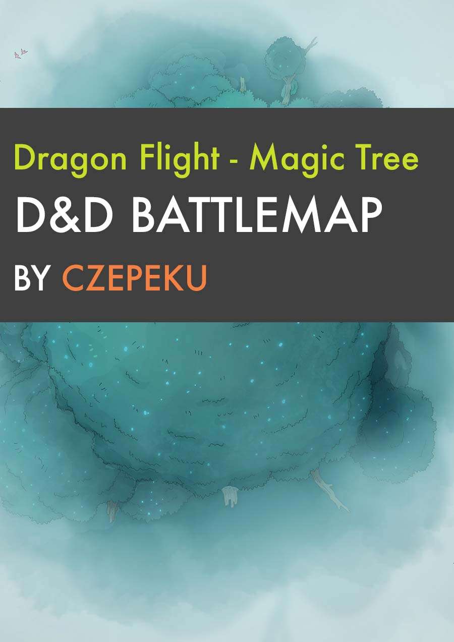 Magic Tree - Fey Collection - DnD Battlemaps - Czepeku | Battlemaps ...