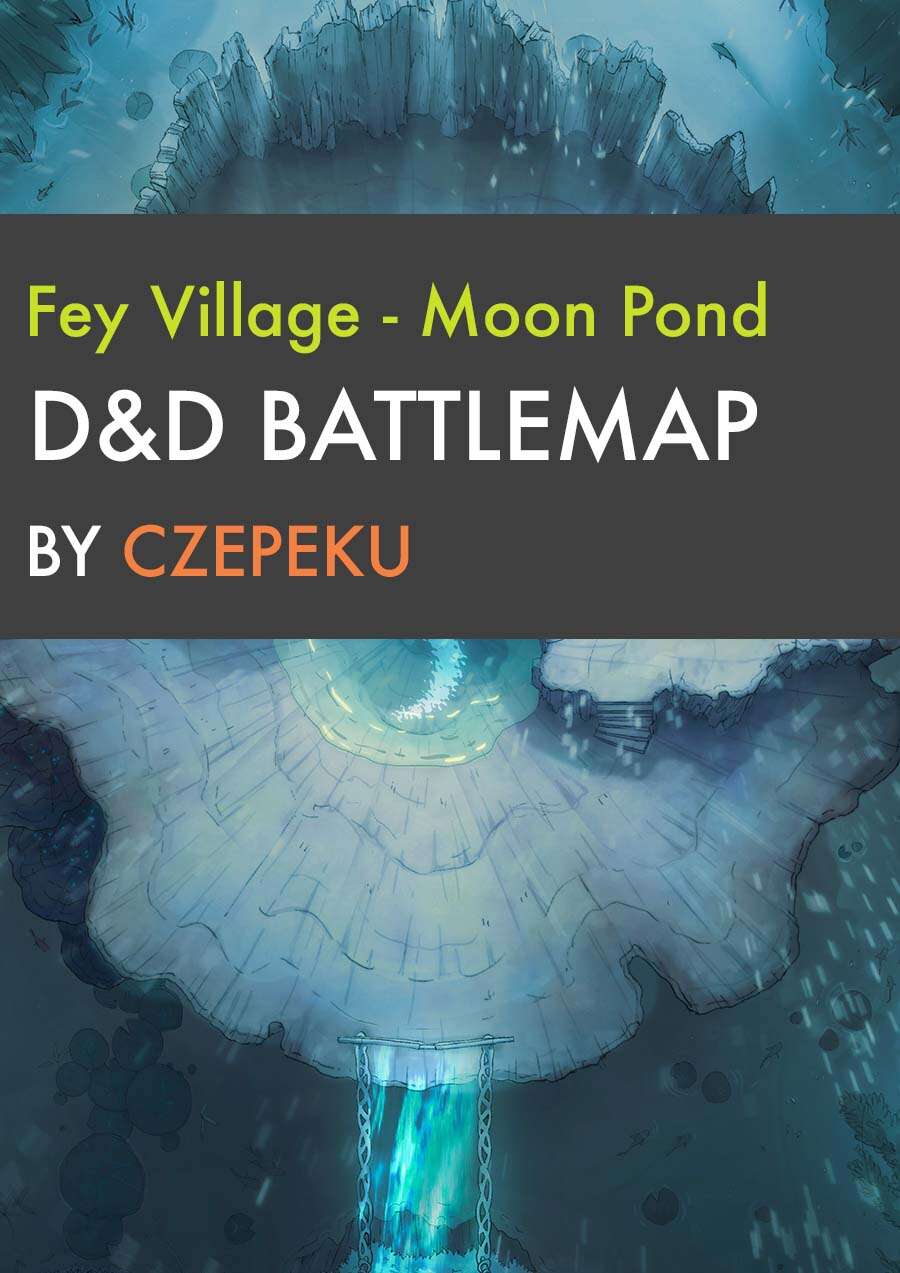 Fey Village (Moon Pond) - Fey Collection - DnD Battlemap - Czepeku ...