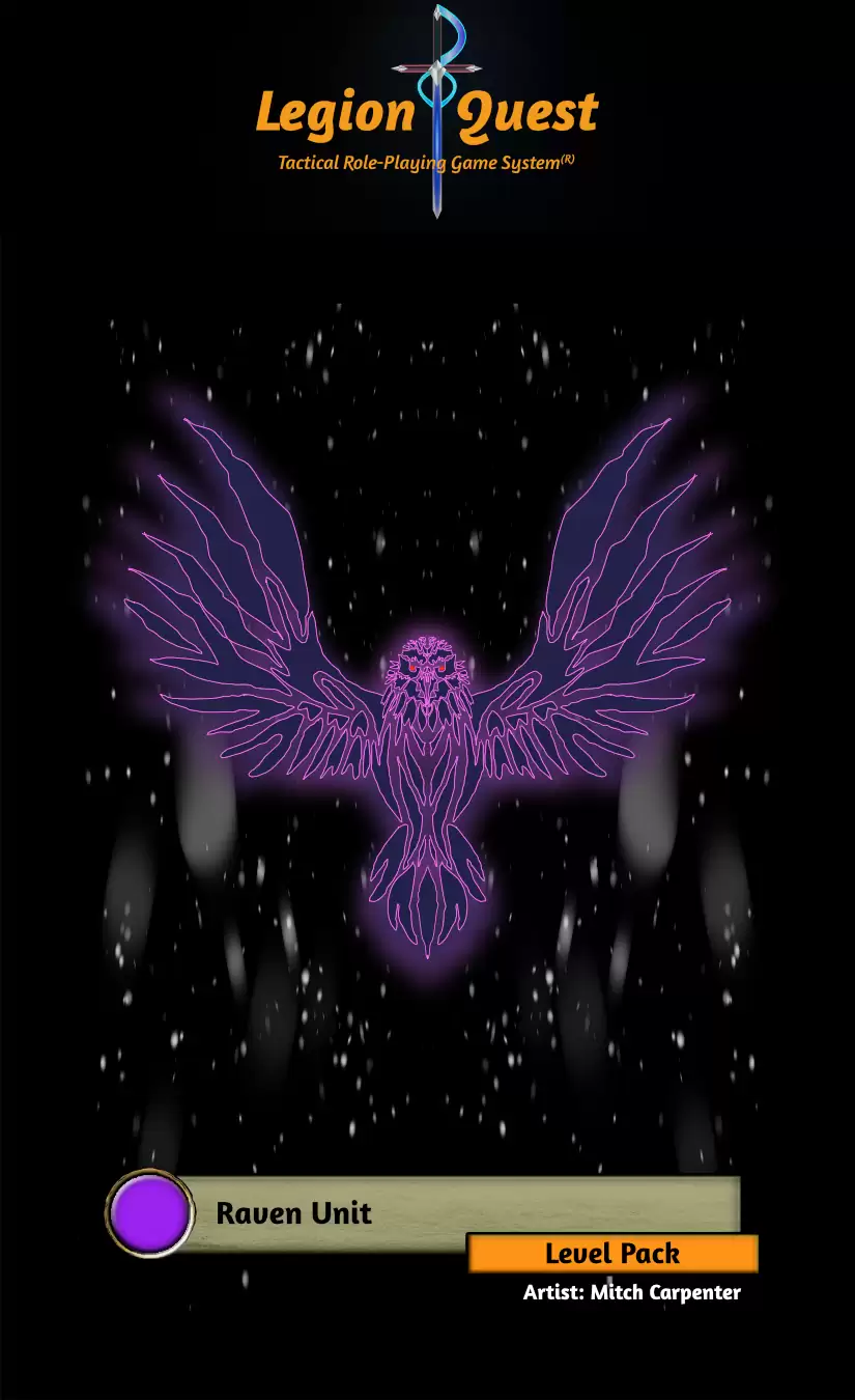 LQv1 - Raven Level Pack - Legion Quest: TRPGS | DriveThruRPG