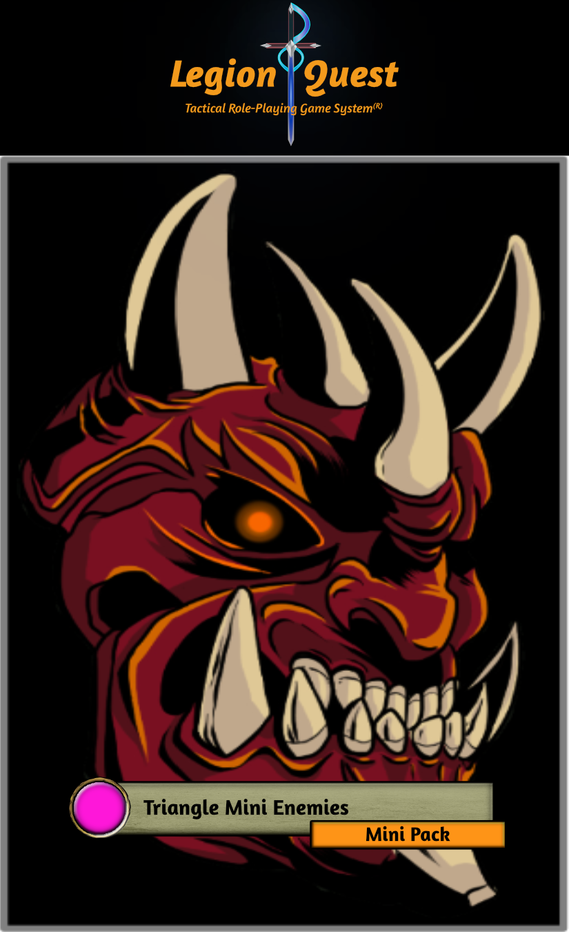 LQv1 - Triangle Mini Pack All Enemies - Legion Quest: TRPGS | DriveThruRPG