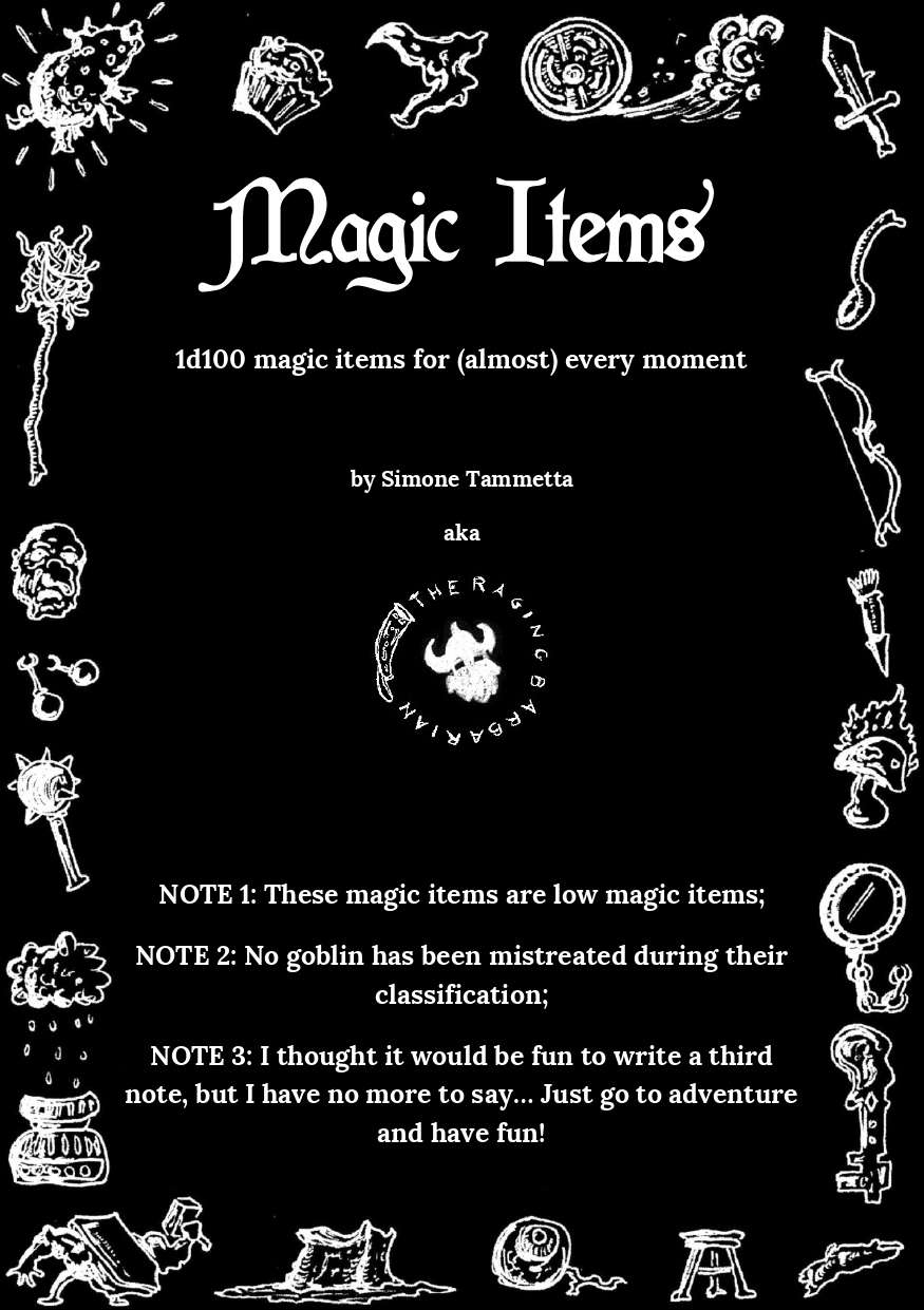 Magic Items - 1d100 magic items for (almost) every moment - ORB – Old ...
