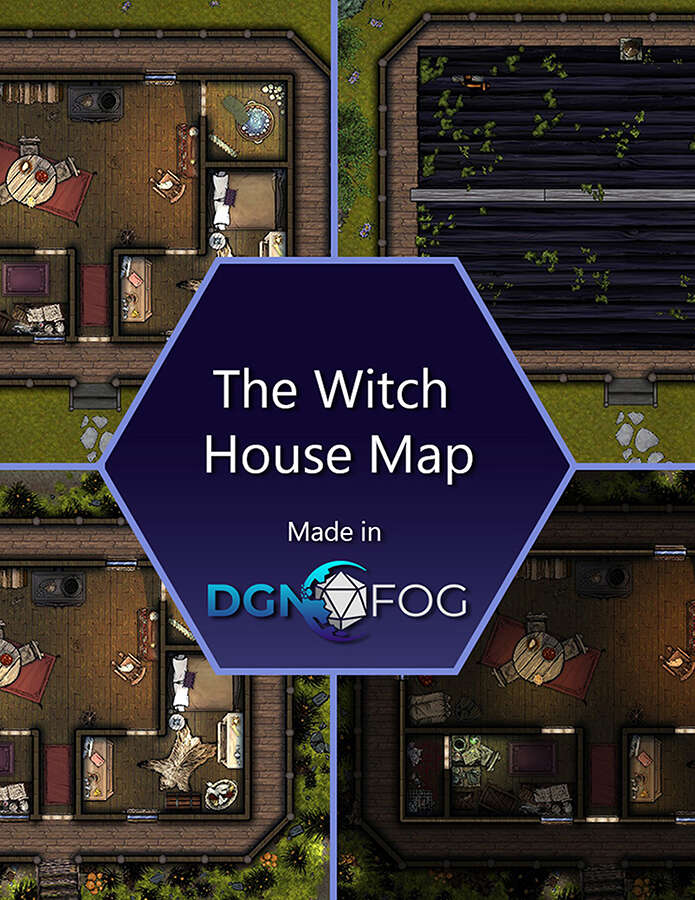 The Witch House - Map Pack - Wendigo Workshop | TTRPG Maps | DriveThruRPG