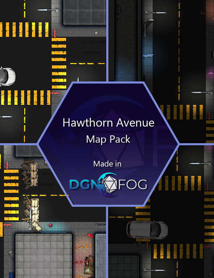 Hawthorn Avenue - Map Pack - Wendigo Workshop | TTRPG Maps | DriveThruRPG