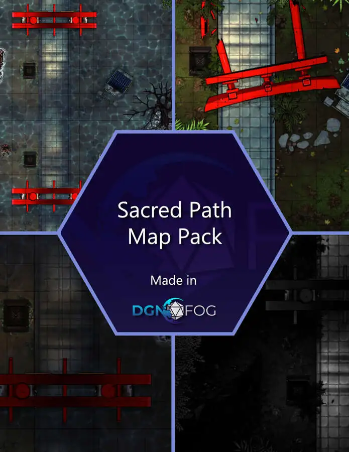 Sacred Path - Map Pack - Wendigo Workshop | TTRPG Maps | DriveThruRPG