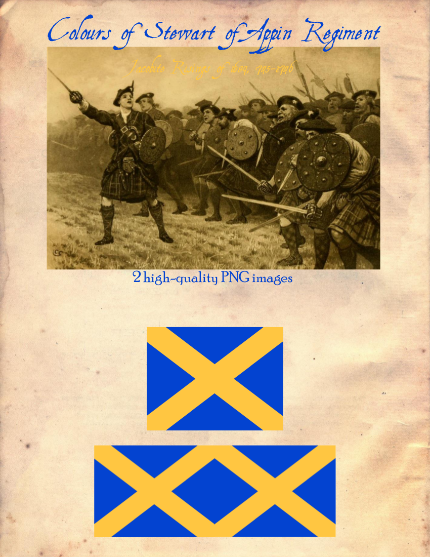 1745 Appin Stewart Flag - Through All Ages LLC | DriveThruRPG