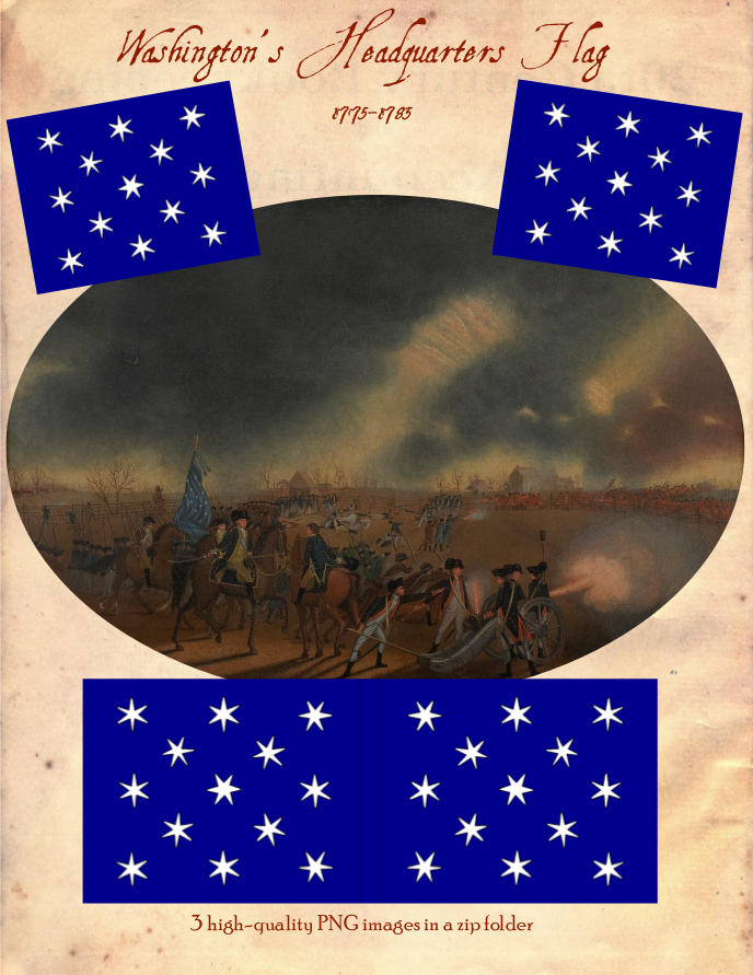 1775-1783 George Washington's Headquarters Flag - Through All Ages LLC ...