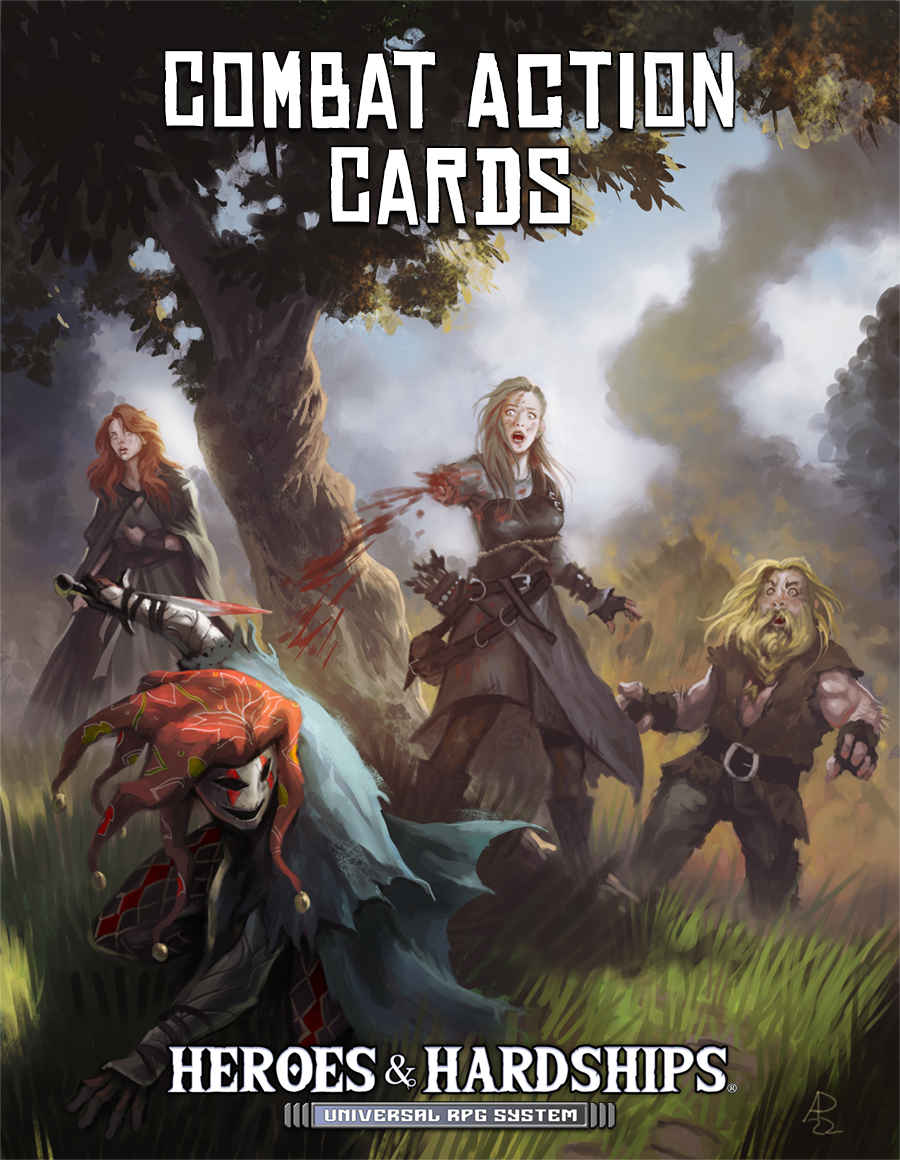 Heroes & Hardships: Combat Action Cards - Earl of Fife Games | Heroes & Hardships Core Rules ...