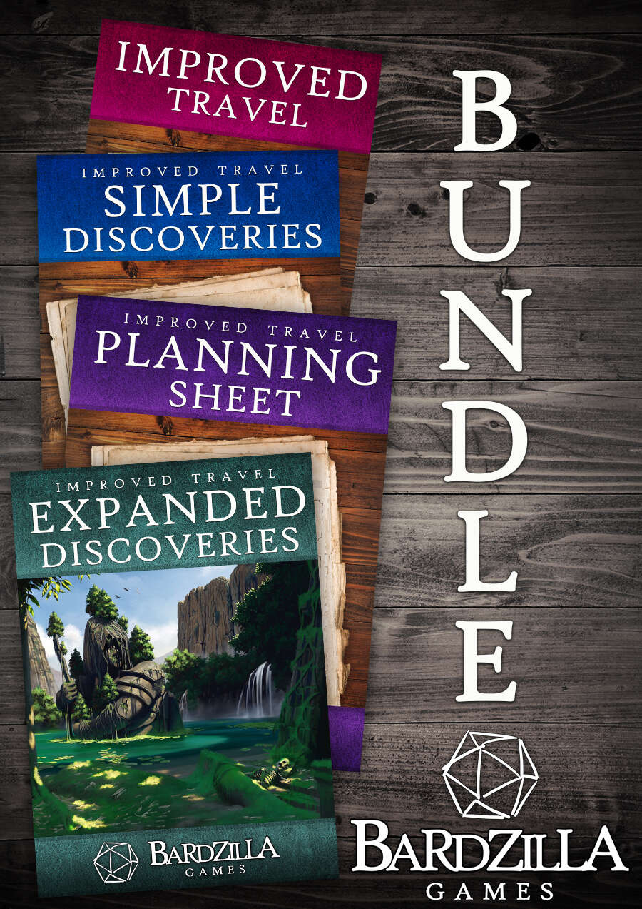 Improved Travel Collection [BUNDLE] - Bardzilla Games | Improved Travel ...