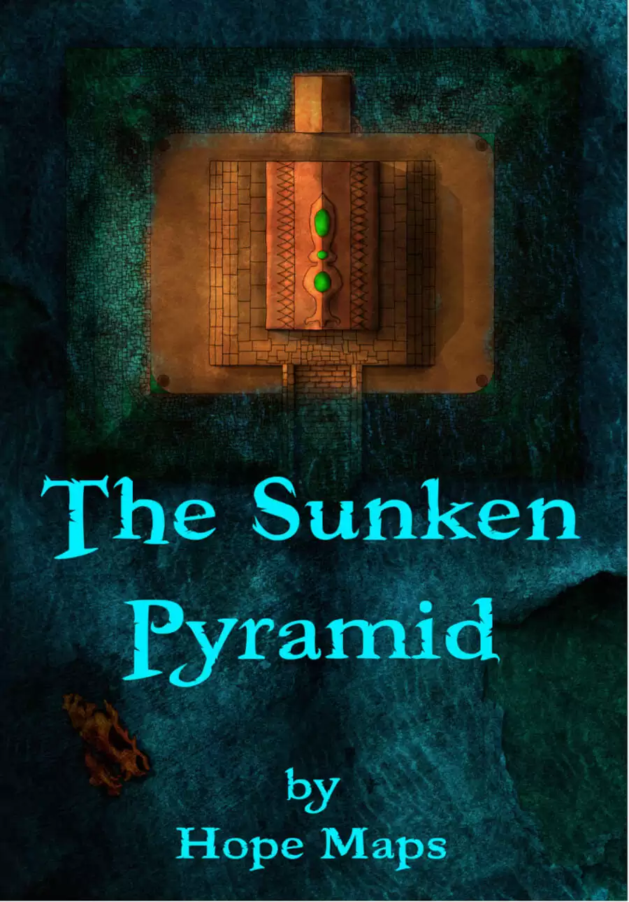 The Sunken Pyramid ~ Map set - Hope Maps | DriveThruRPG