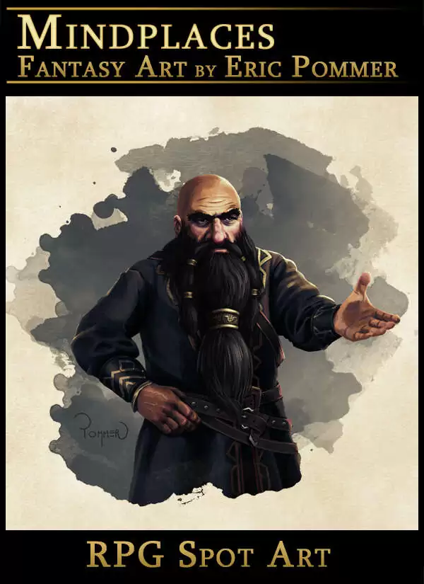 Dwarf NPC - RPG Spot Art - Mindplaces | DriveThruRPG