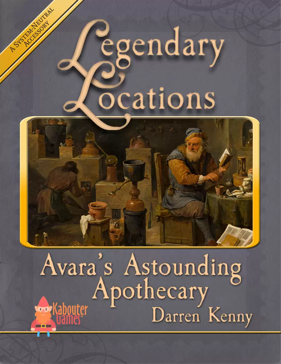 Legendary Locations - Avara’s Astounding Apothecary - Kabouter Games ...