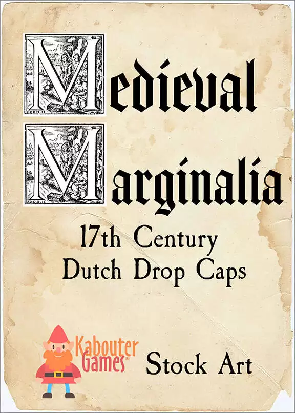 Medieval Marginalia - Dutch Drop Caps - STOCK ART - Kabouter Games ...
