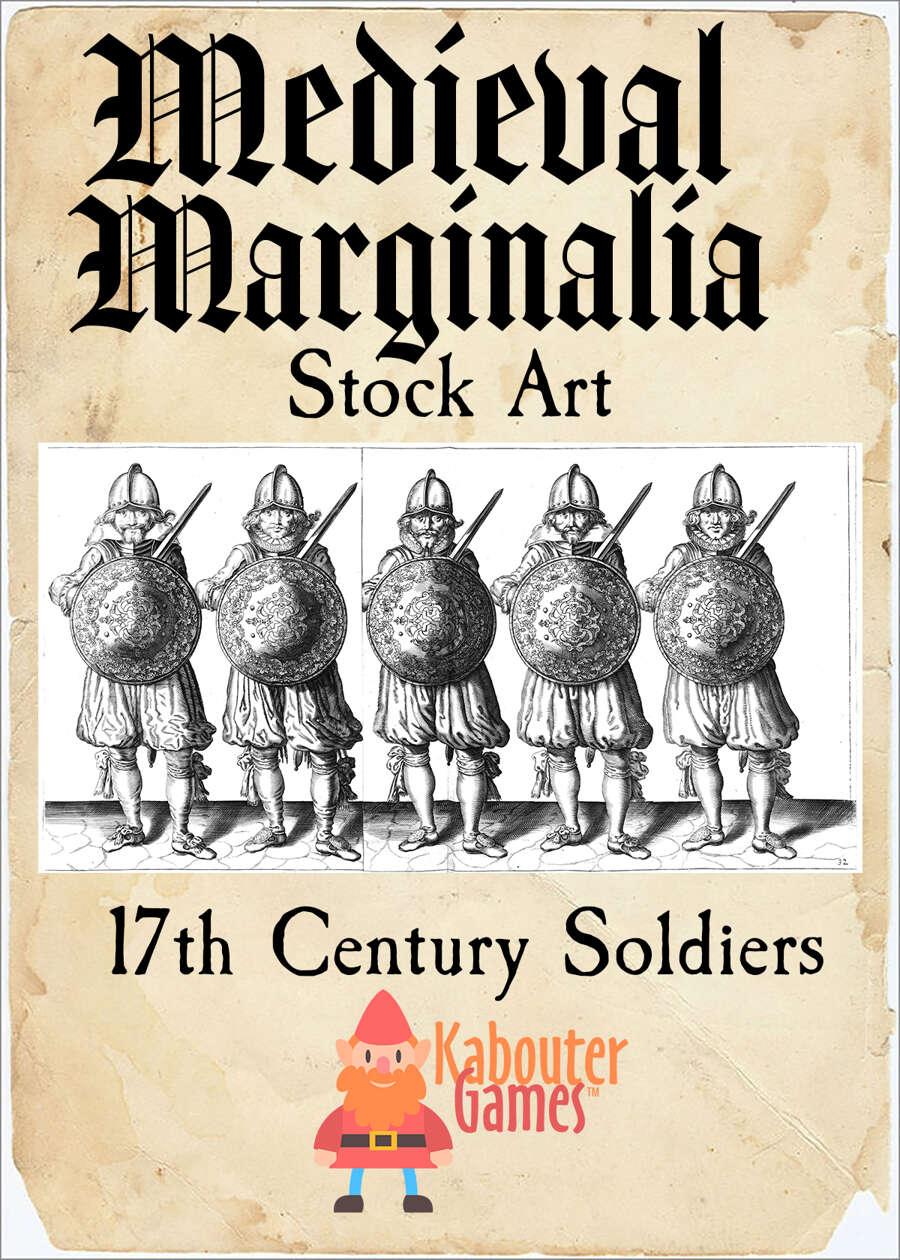 Medieval Marginalia - 17th Century Soldiers - STOCK ART - Kabouter ...