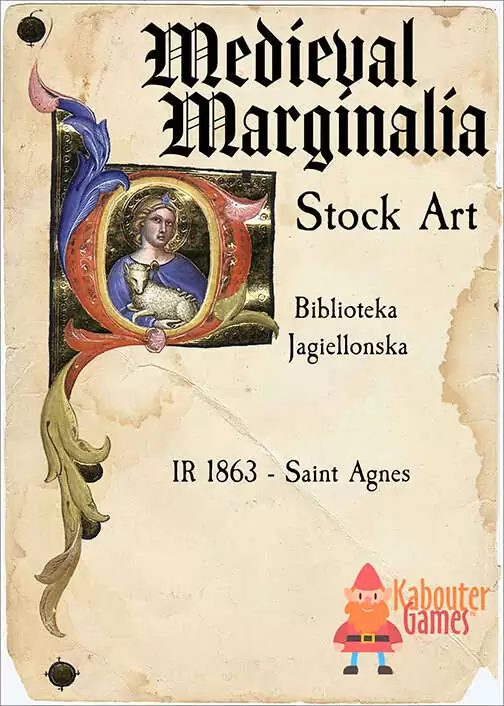 Medieval Marginalia - Illuminated Capital O - STOCK ART - Kabouter ...