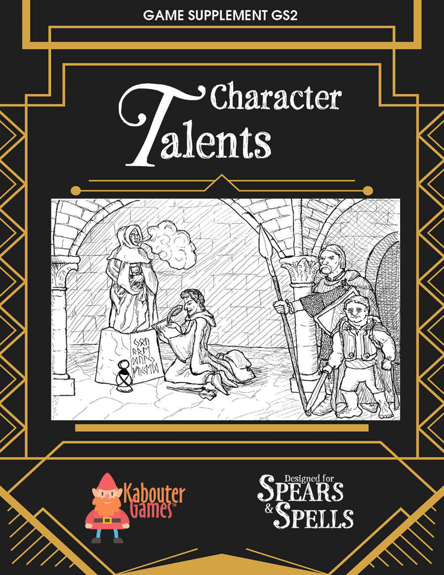 Spears & Spells - Character Talents - Kabouter Games | Spears & Spells ...
