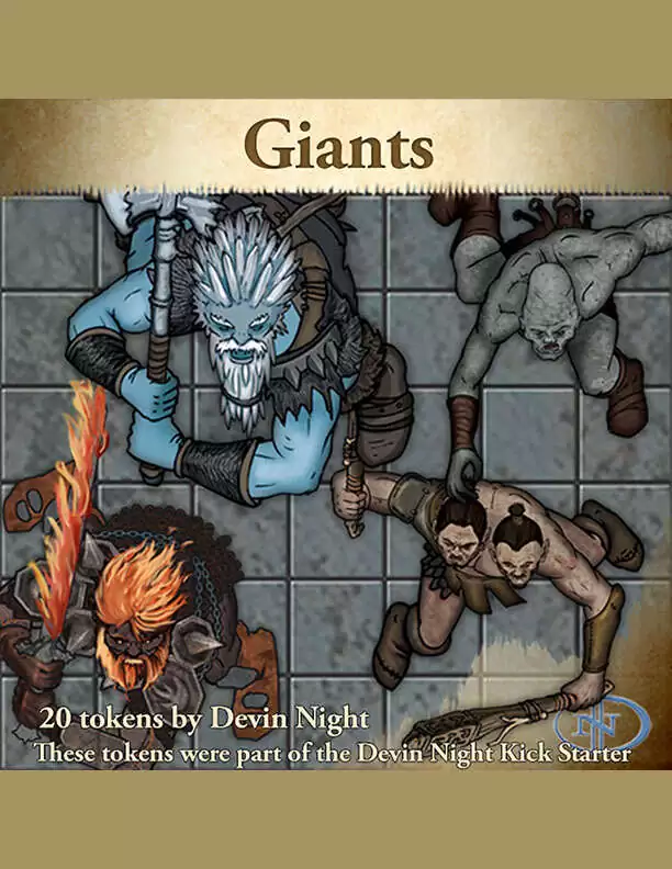 Devin Token Pack 28 - Giants - Devin Night | DriveThruRPG
