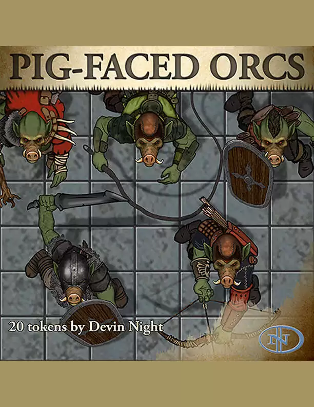Devin Token Pack 30 - Pig-Faced Orcs - Devin Night | DriveThruRPG