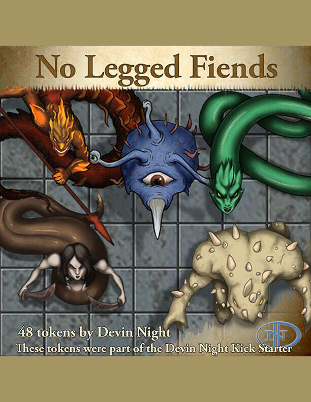 Devin Token Pack 40 - No Legged Fiends (KS) - Devin Night | DriveThruRPG